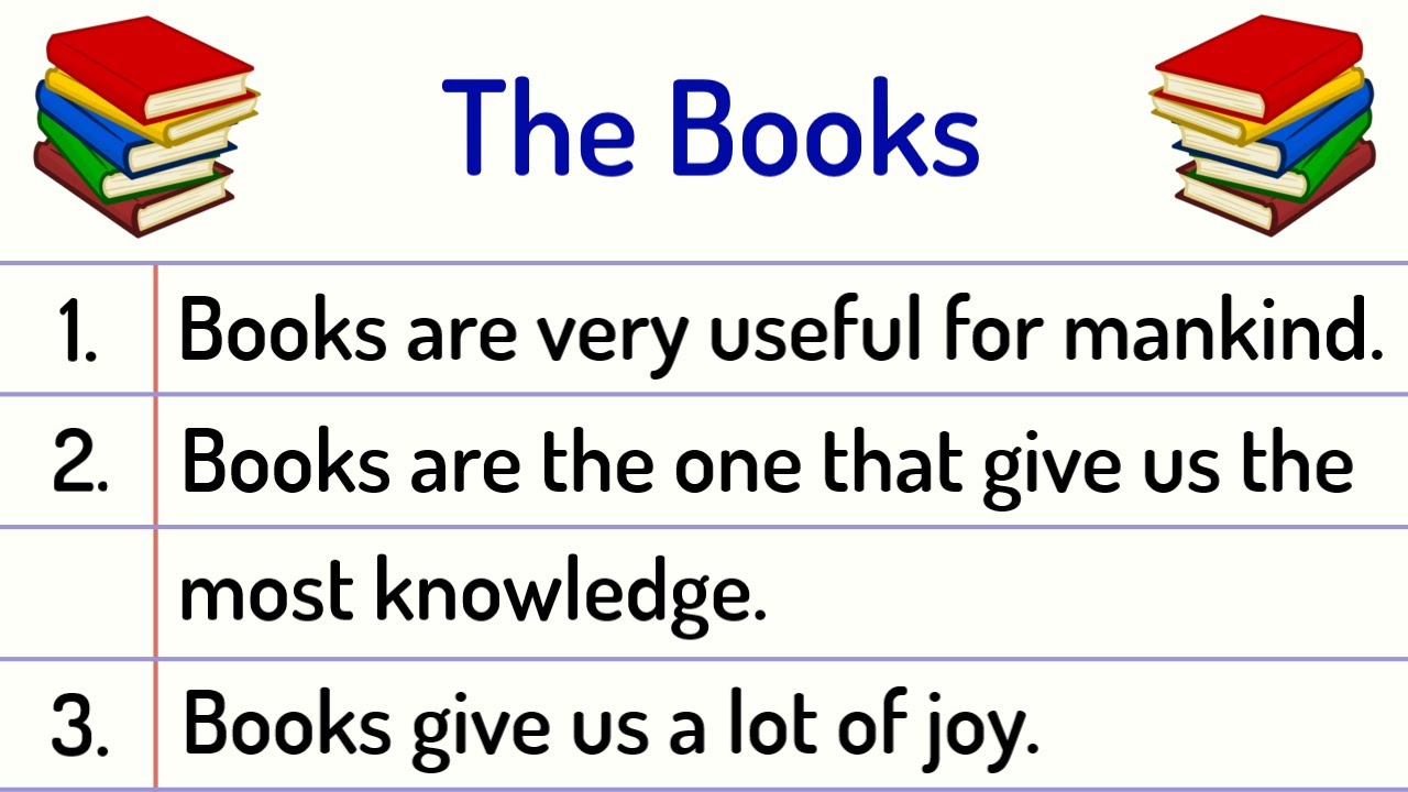 Books Essay 10 Lines Books Essay In English YouTube books-essay-10-lines-books-essay-in-english-youtube