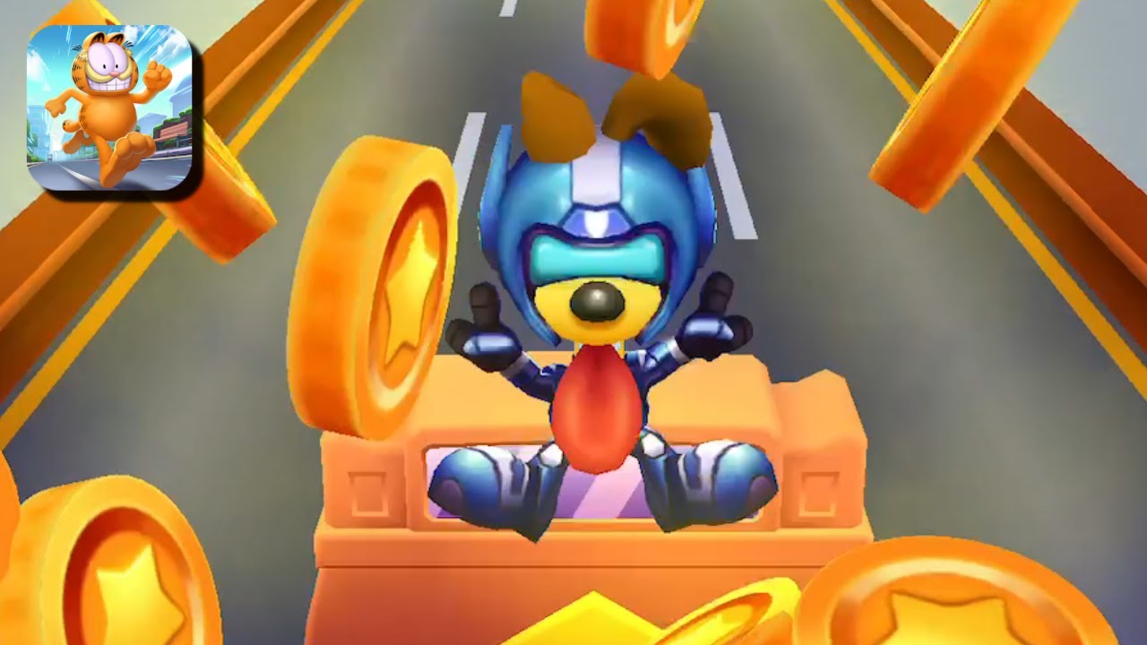 Garfield Rush 🐈 Play w/ Garfield, Odie or Nermal! Endless running Game ...