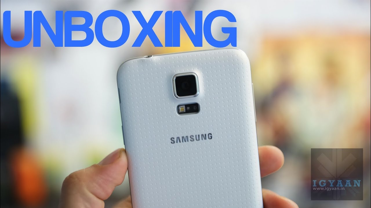 Samsung Galaxy S5 Unboxing and Hands On Preview - YouTube