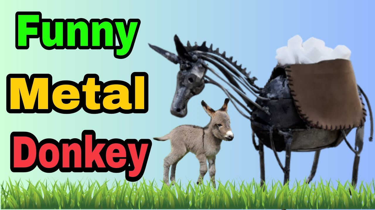Creating a Donkey from Scrap Metal - YouTube