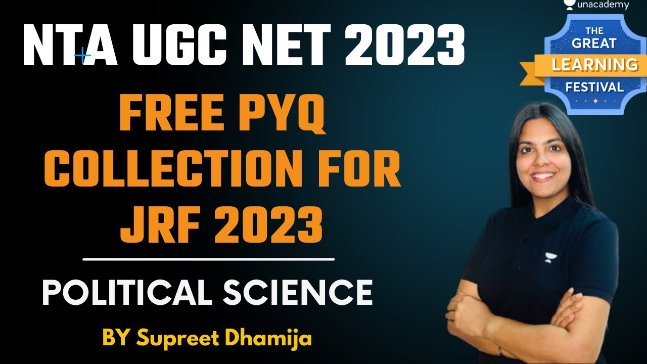 Free PYQ Collection for JRF 2023 | Supreet Dhamija | Political Science ...
