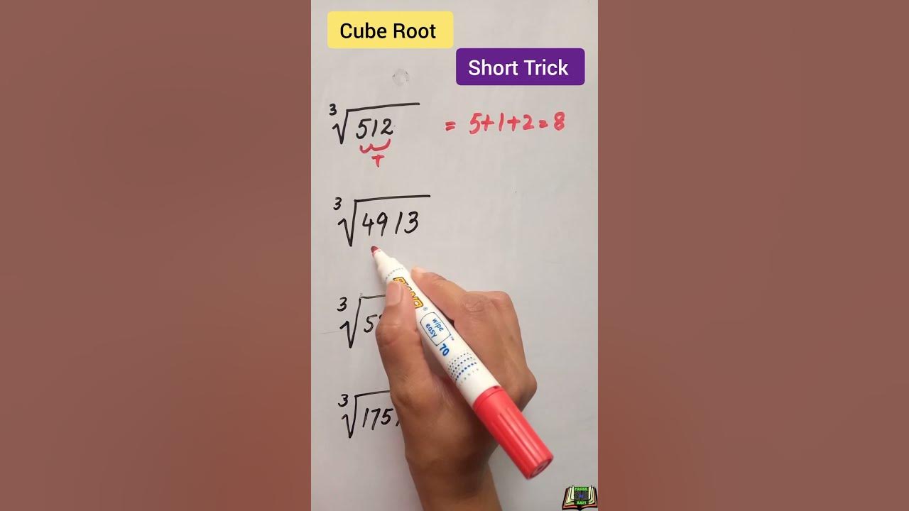 Cube root short trick #mathtricks #shorts - YouTube