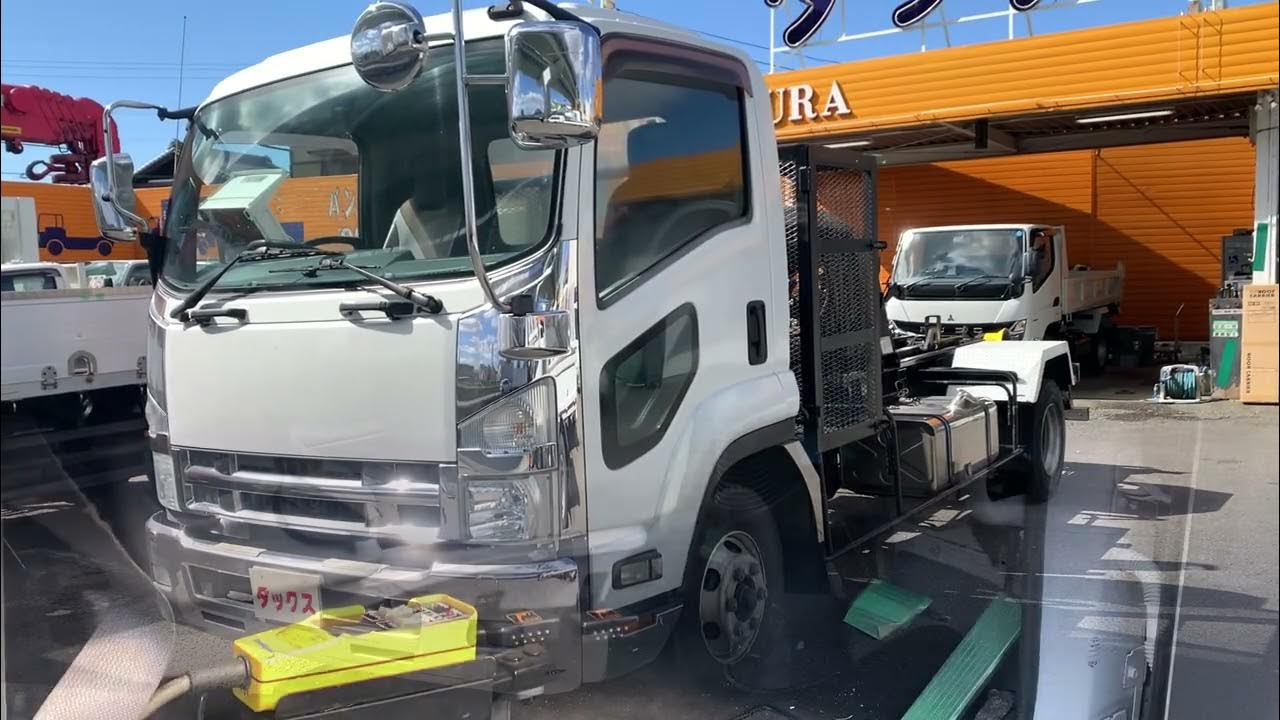 いすゞ フォワード アームロール 積載3.6t H24年式（2012）4t中型 6速MT 脱着装置付コンテナ専用車 中古トラック 働く車 ダックス 株式会社中村自動車 isuzu ...