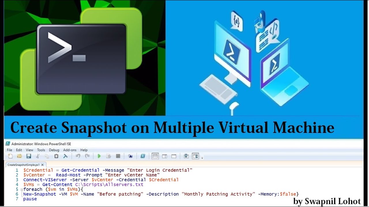 Create Snapshot on Multiple Virtual Machine - YouTube