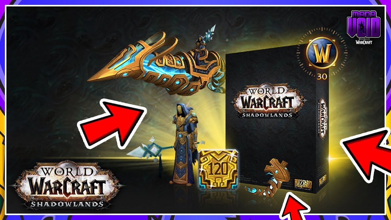 WoW Shadowlands Epic Edition Pre Purchase Rewards Showcase - YouTube