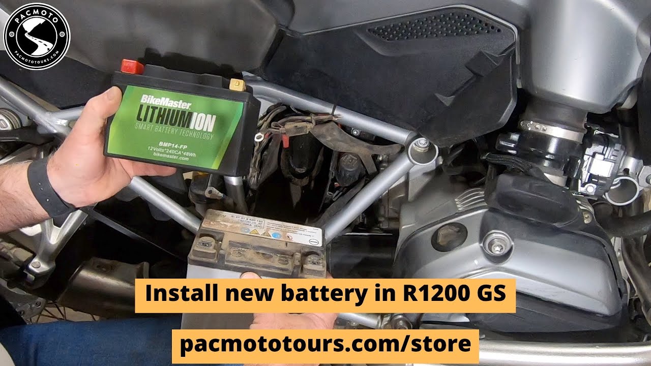 Install Battery in R1200GS - YouTube
