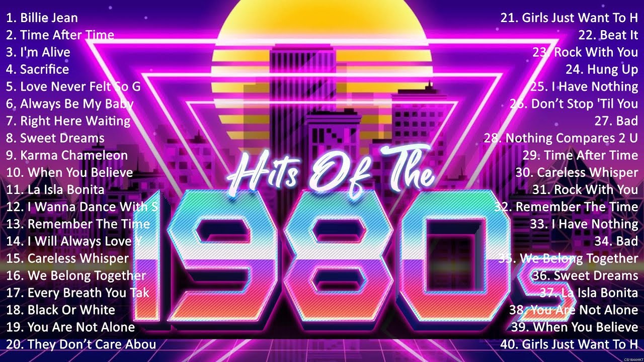 80s Greatest Hits - Most Popular Song In The 80s - I Bet You Know All ...