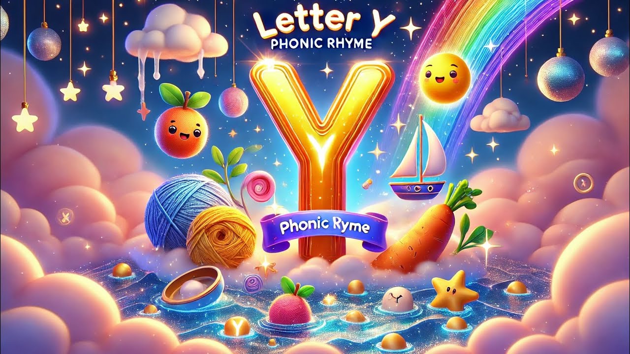 Letter Y Phonic Rhyme for Kids | Fun Learning with Words" - YouTube