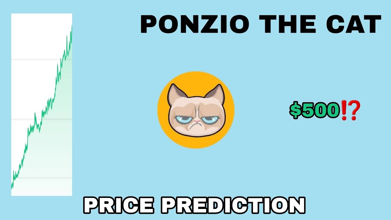 PONZIO TOKEN TO THE MOON‼️ PONZIO THE CAT PRICE PREDICTION $500 IS REAL ...