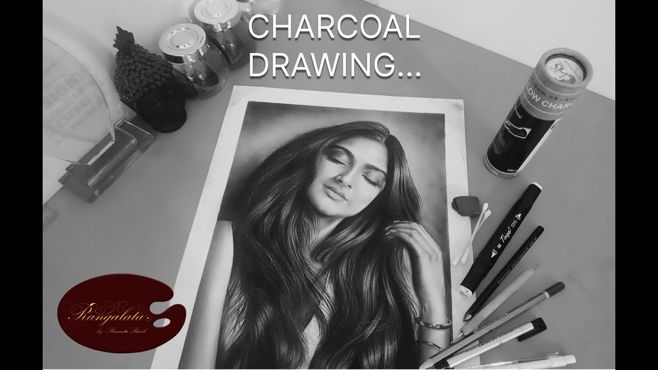 Charcoal Drawing | Pencil art | Portrait Drawing | Portrait Sketch ...