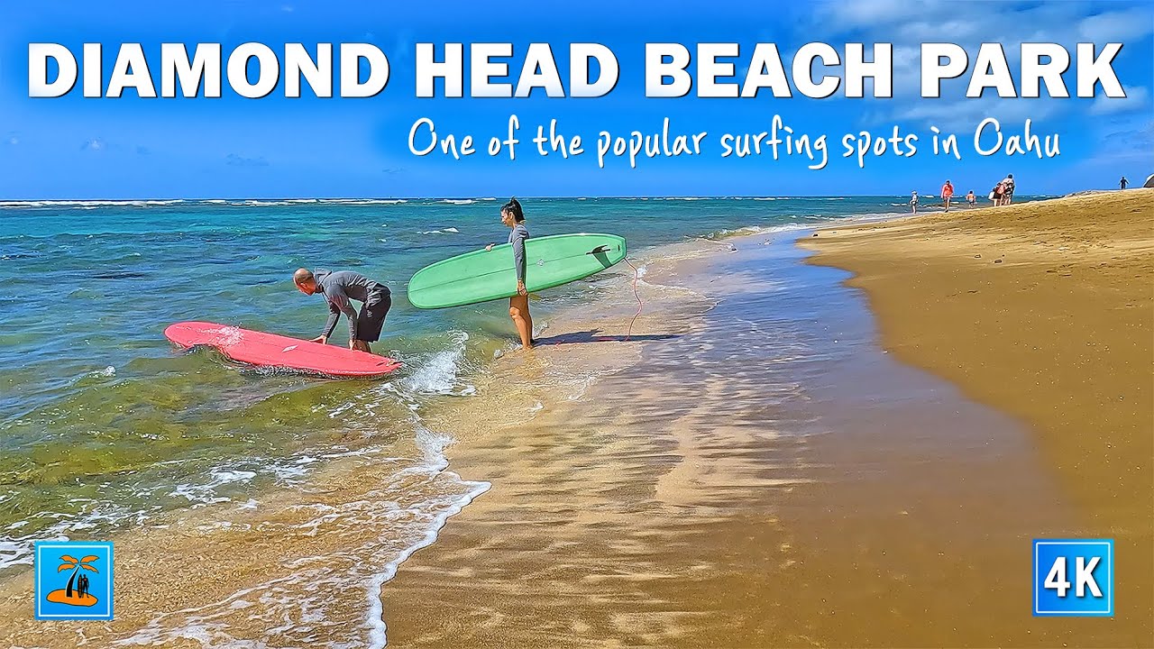 Surfing in Oahu | Diamond Head Beach Park | Popular Surfing Spot in ...