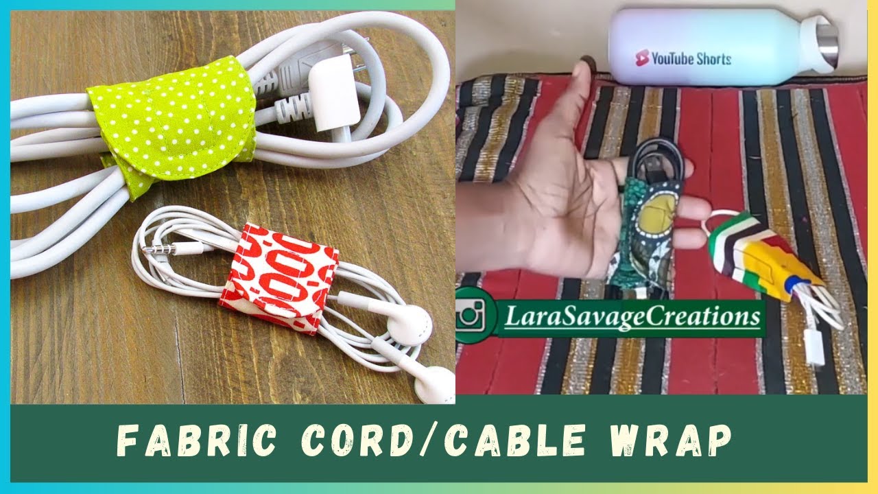 I Tried DIYing My Own Phone Cable Wraps | How to Sew a Phone Cable Wrap ...