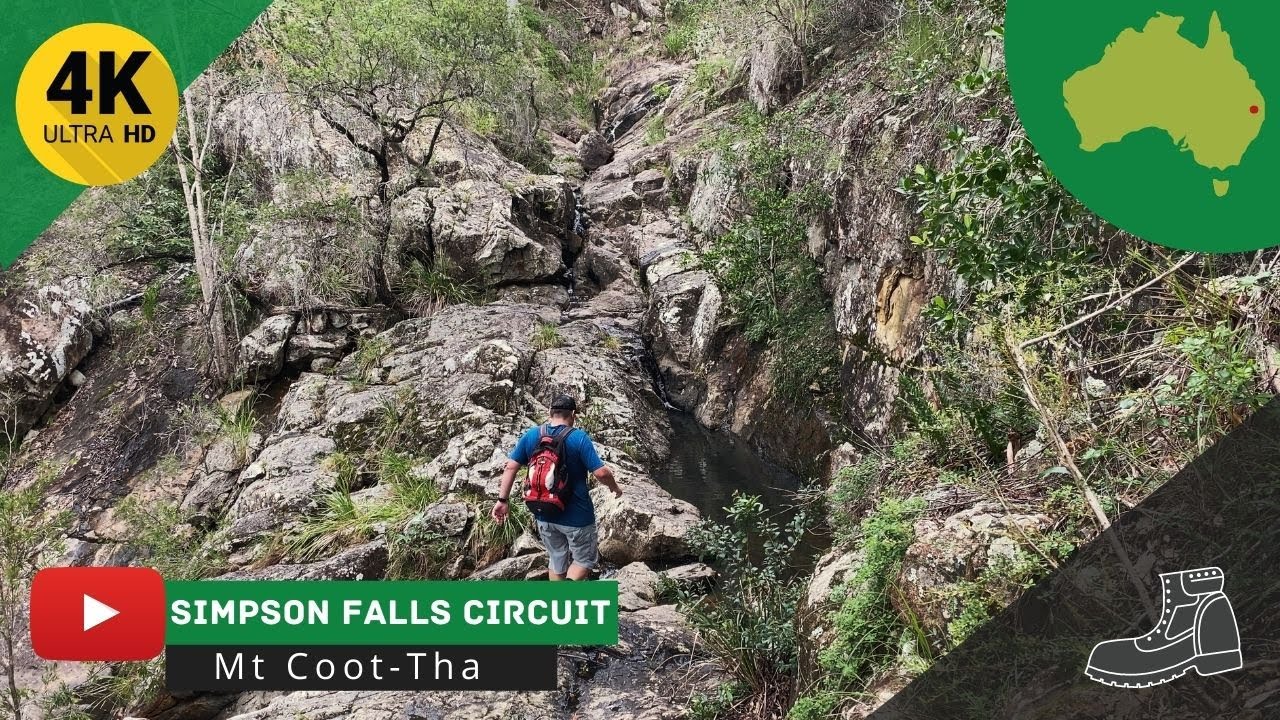 Solo hiking SIMPSON FALLS CIRCUIT Mt Coot-Tha, Queensland - YouTube