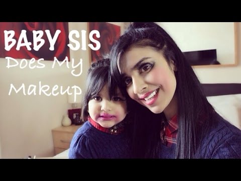 TAG | Baby Sis Inayah Does My Makeup - YouTube