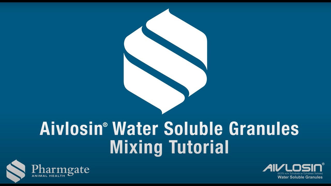 Aivlosin® Mixing Instructions | Aivlosin® from Pharmgate Animal Health ...