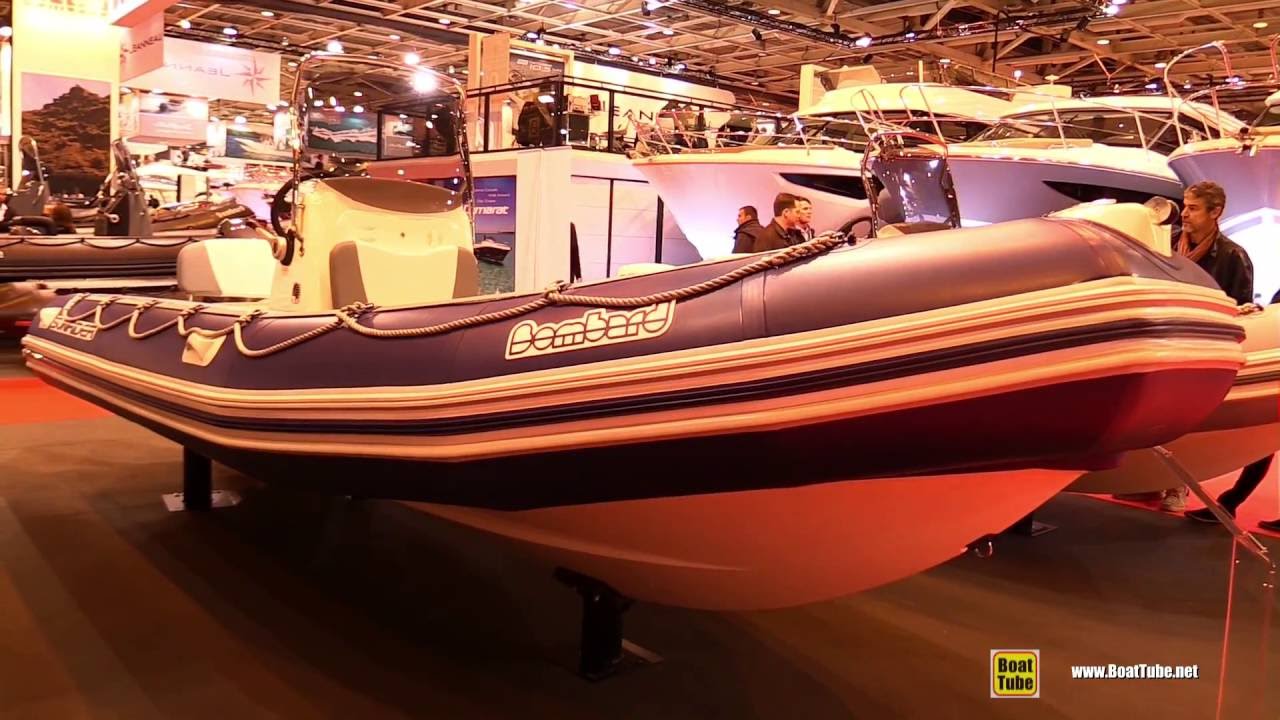 2016 Bombard Sunrider 550 Inflatable Boat - Walkaround - 2015 Salon ...
