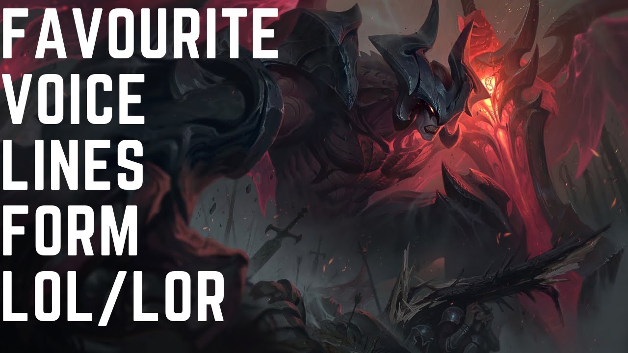 Some of my favourite voice lines from LOL/LOR - YouTube