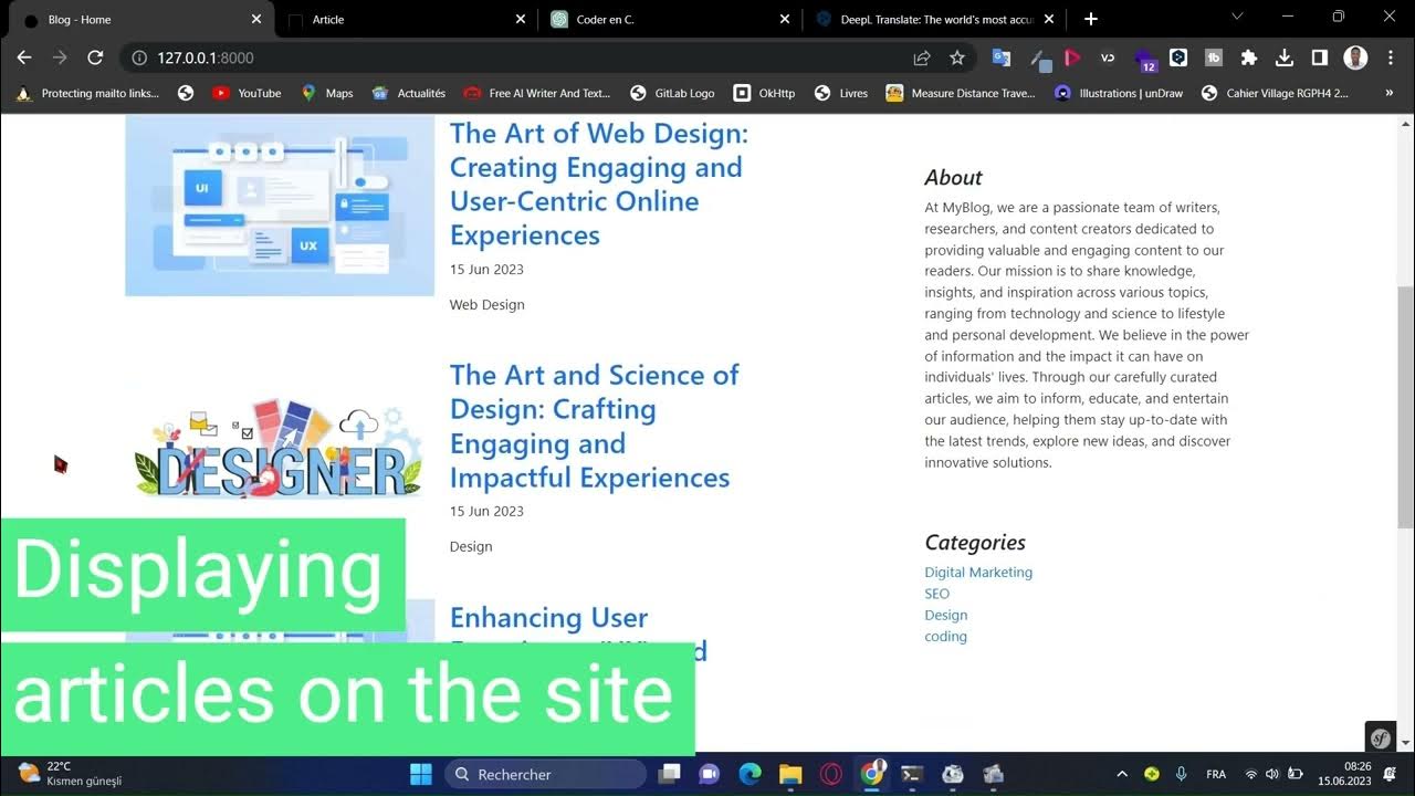 MyBlog CMS - A Symfony-based Blogging Platform - YouTube