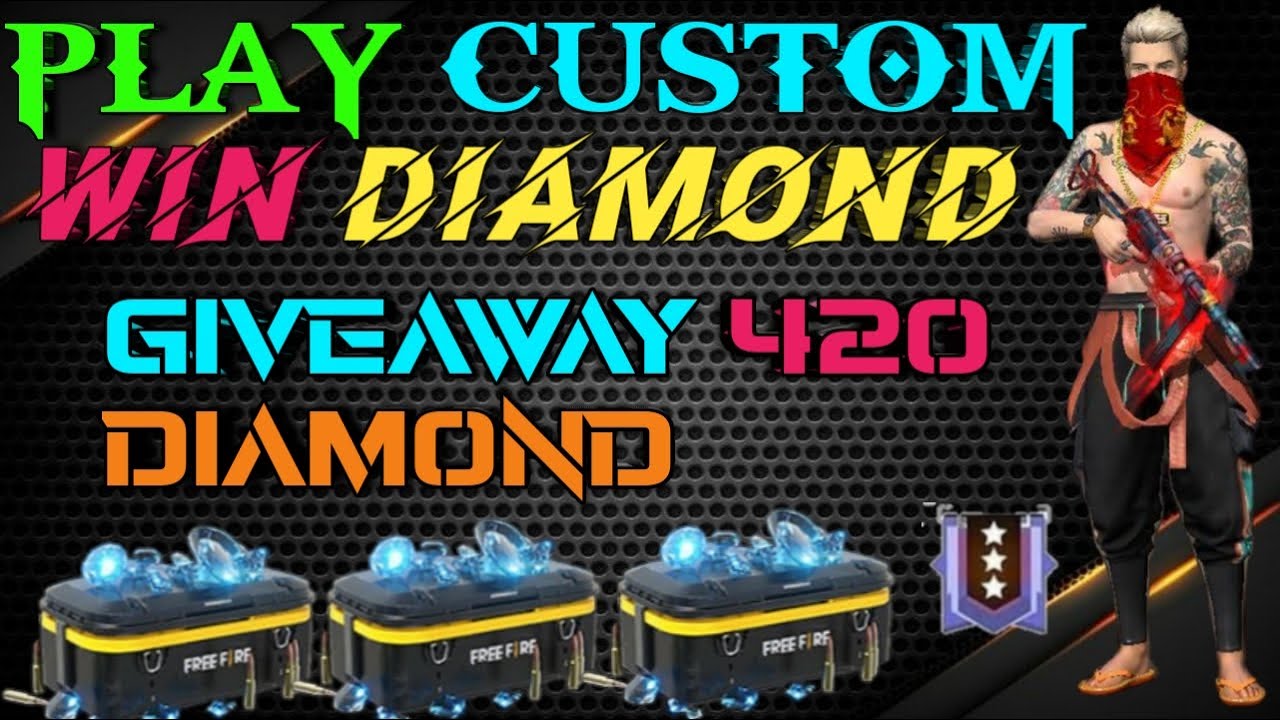 |Free Fire Diamond Giveaway | Play Custom Win Diamond - YouTube