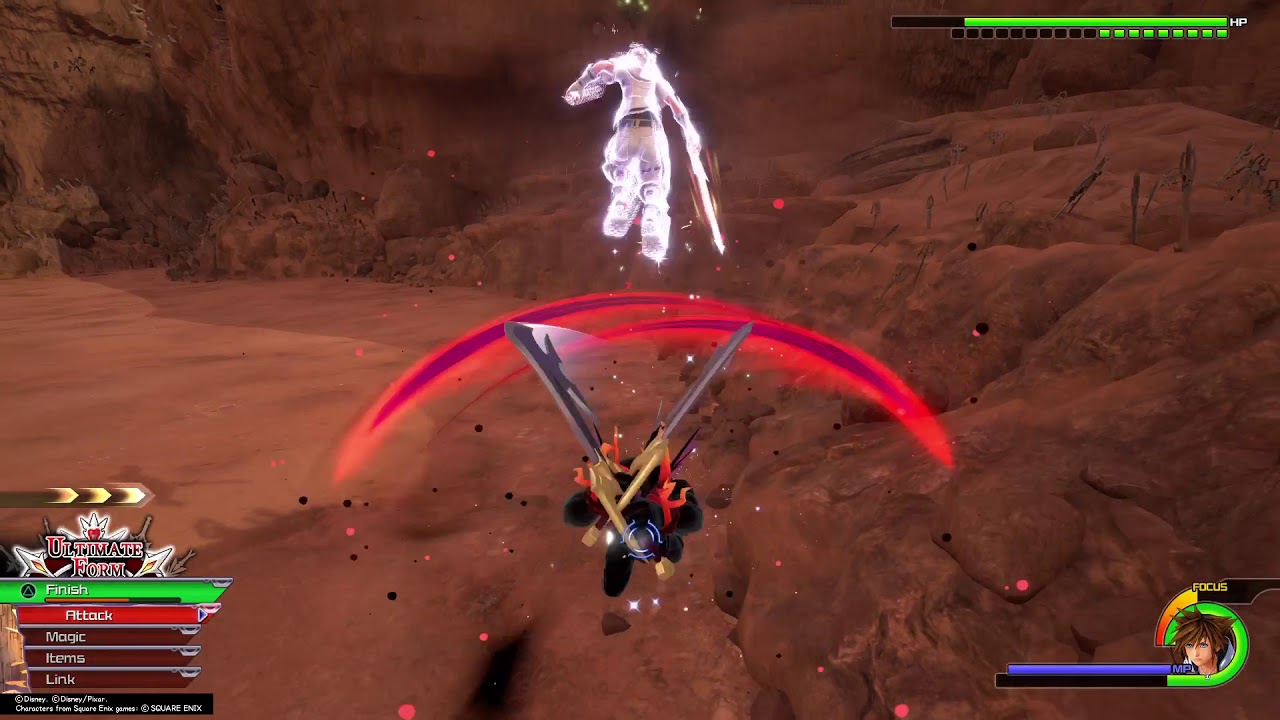 KH3 secret boss ultima keyblade lvl 99 - YouTube