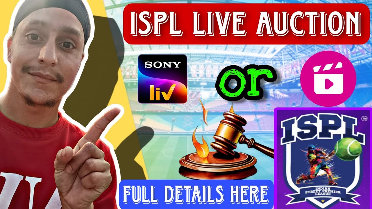 ISPL Live Auction Channel Announced | Indian Street Premier League ...