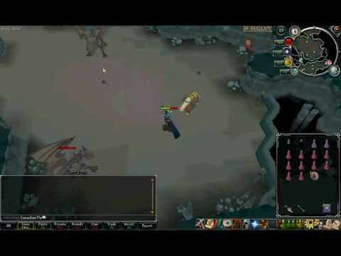 Runescape: Slaying iron dragons with Polypore staff - YouTube