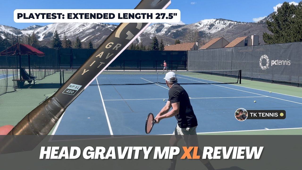 Head Gravity MP XL Tennis Racquet Review (Extended length 27.5 inch ...