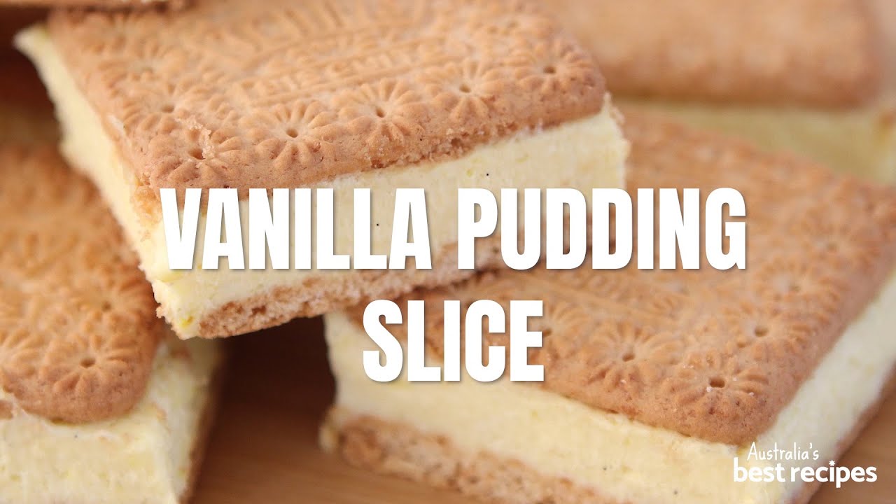 How to make an easy vanilla pudding slice dessert | Australia's Best ...