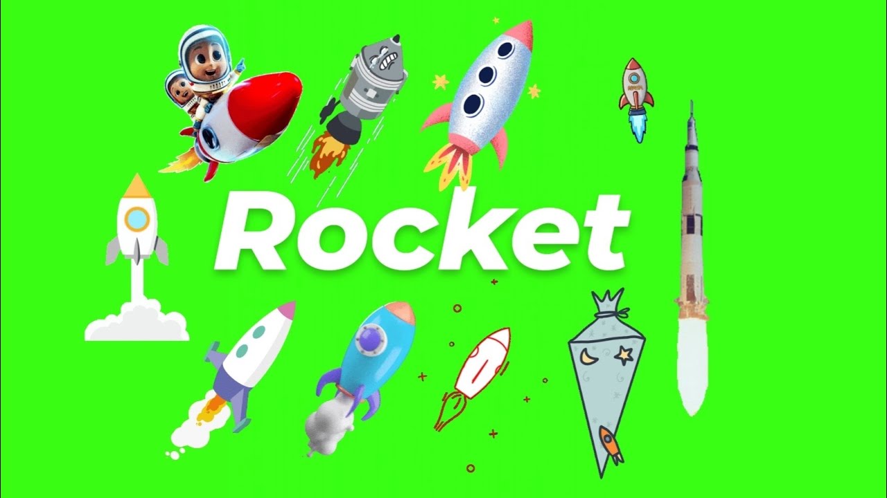 Animated Rocket GIF Green Screen Pack (Free Download) - YouTube