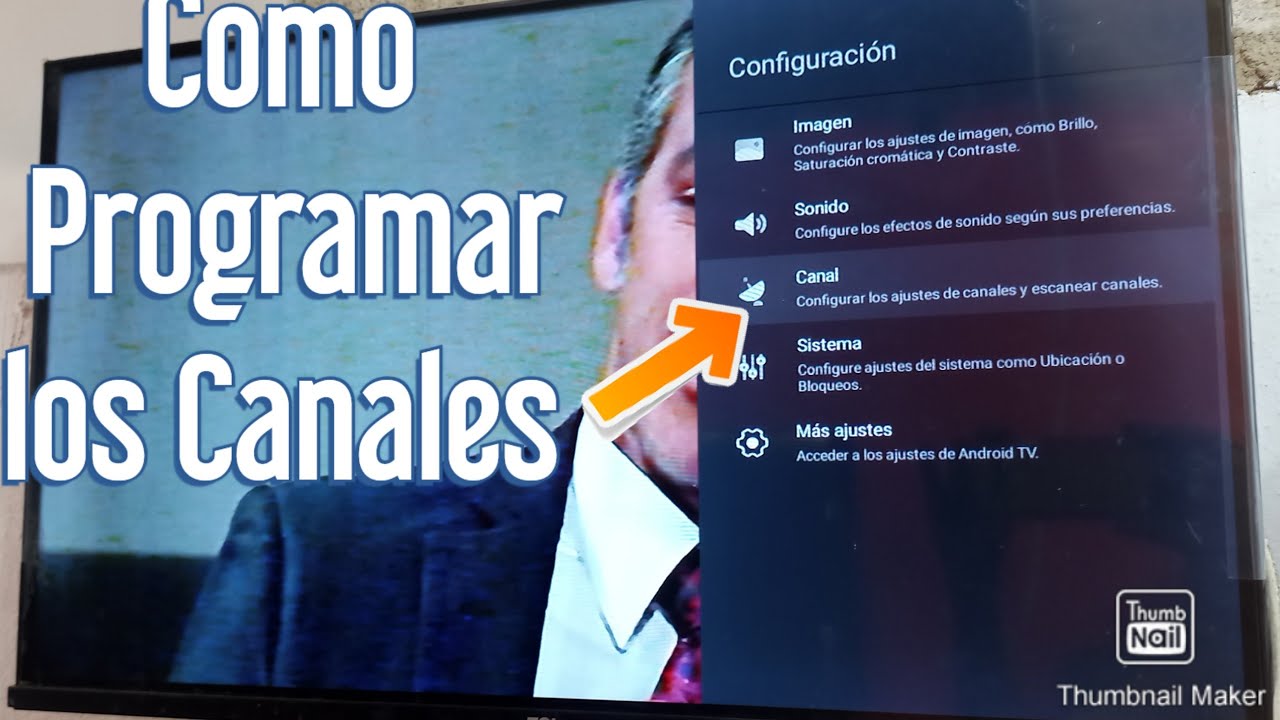 Como Programar los Canales en TV TCL || Como Agregar Canales en Smart ...