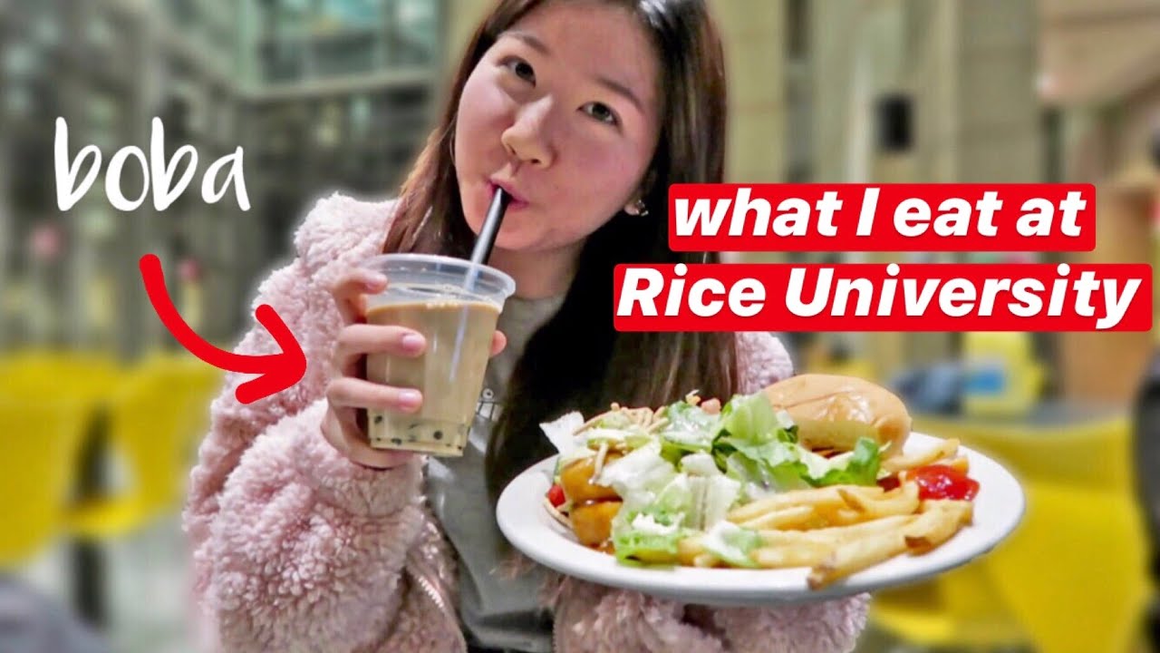 What I Eat in a Week of College | Rice University - YouTube