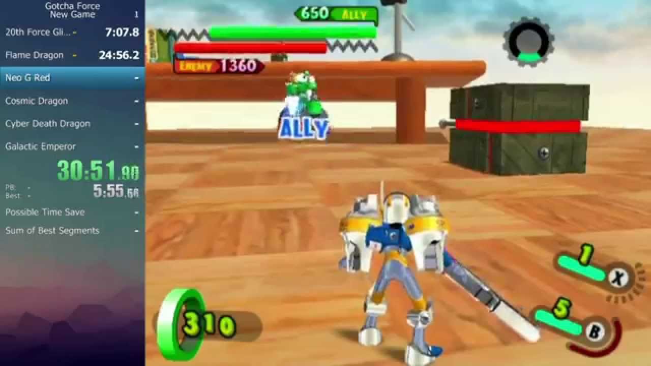 Gotcha Force New Game 3:13:xx IGT - YouTube