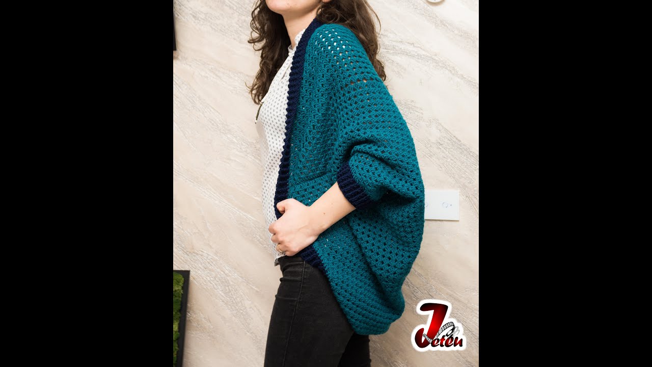 Cardigan crosetat - granny square - YouTube