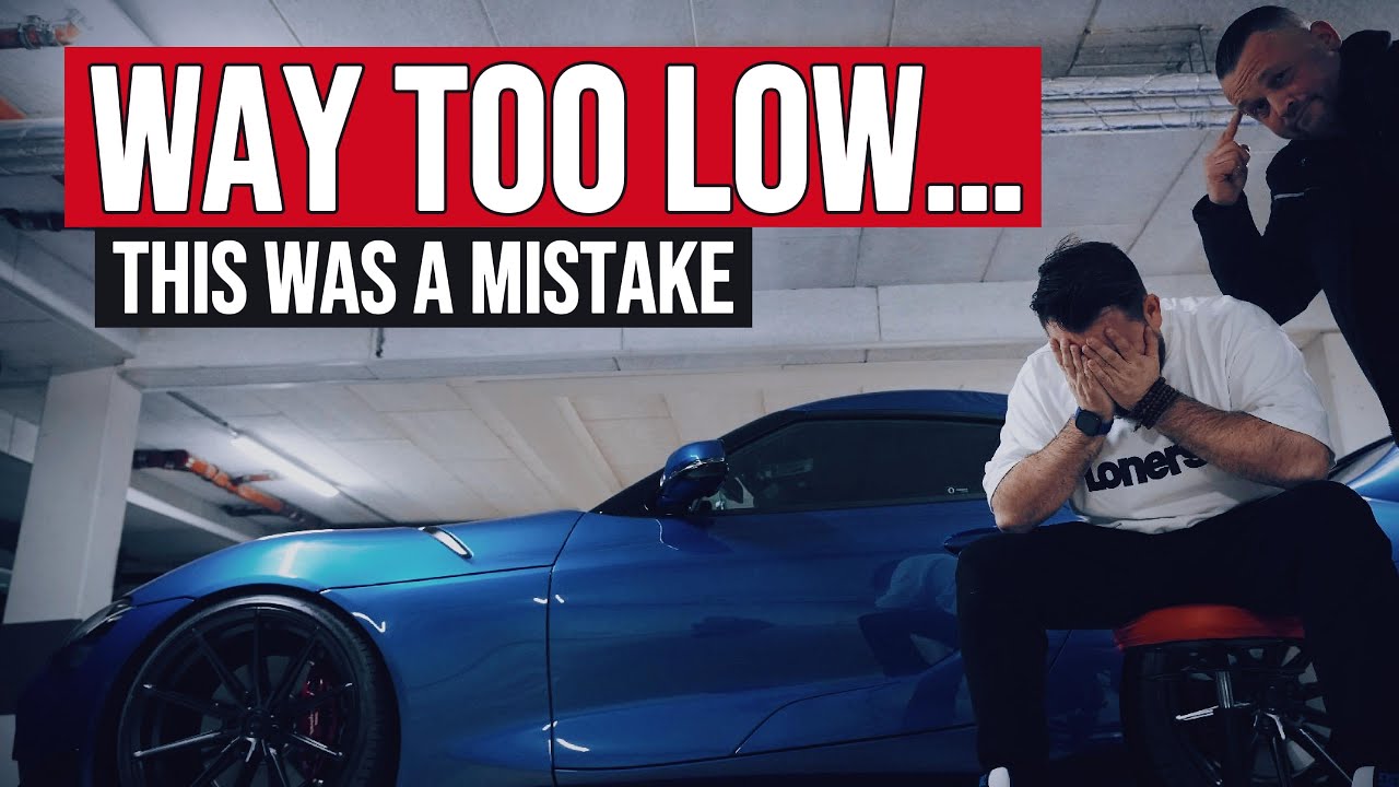 Way Too Low… This Look Almost Ruined the Supra - YouTube