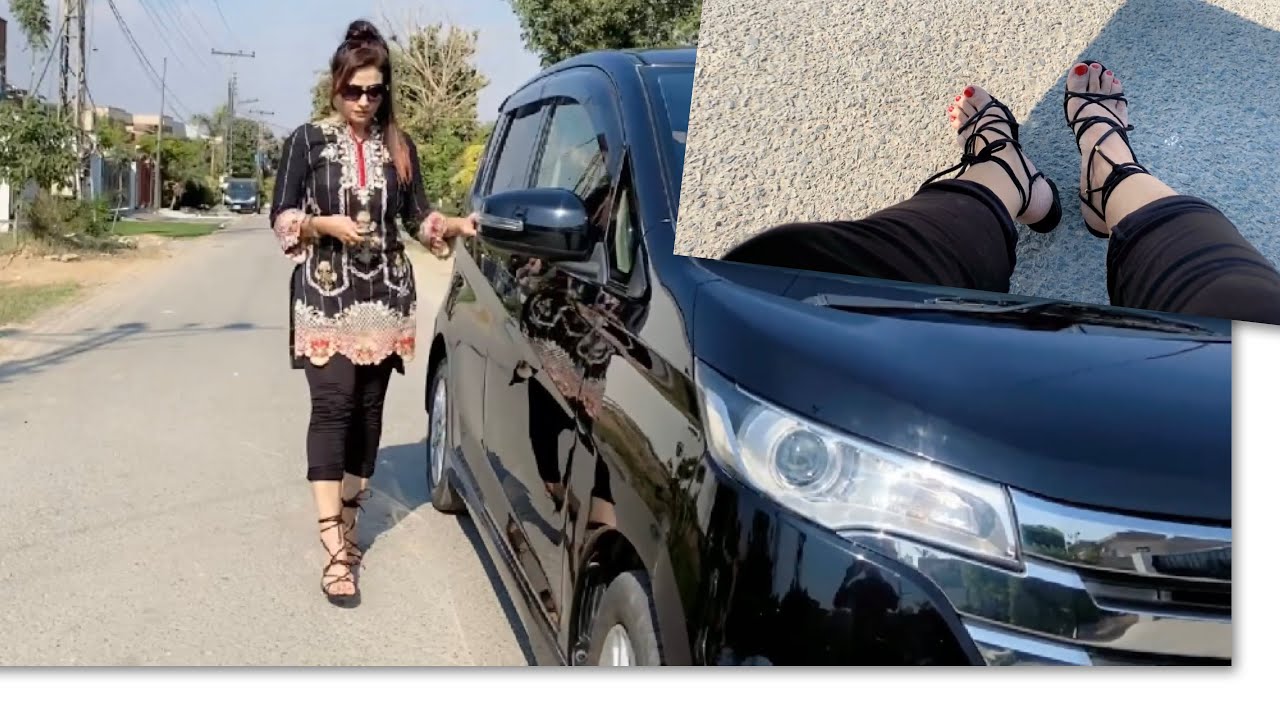 High Heels Driving | REVVING | PEDAL PUMPING | - YouTube