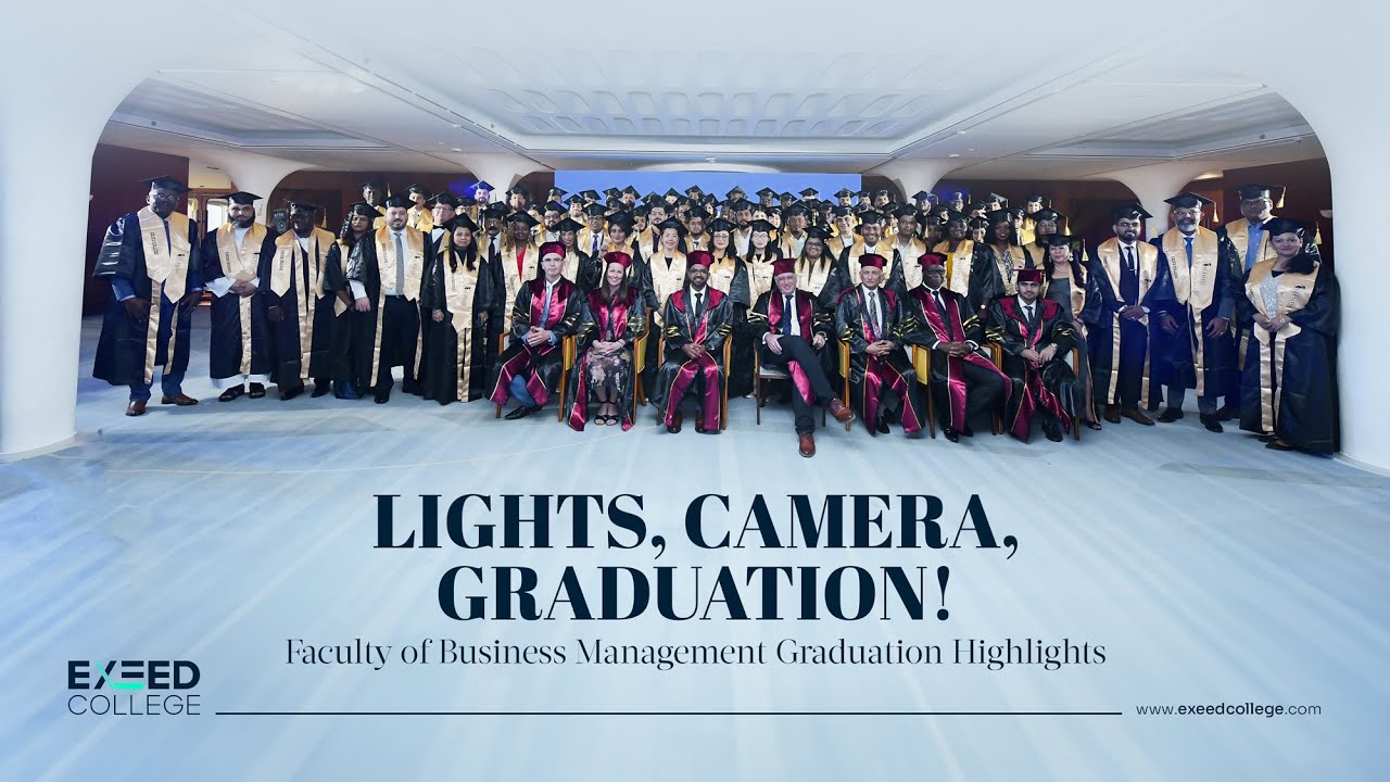 Lights, Camera, Graduation | Faculty of Business Management Graduation ...