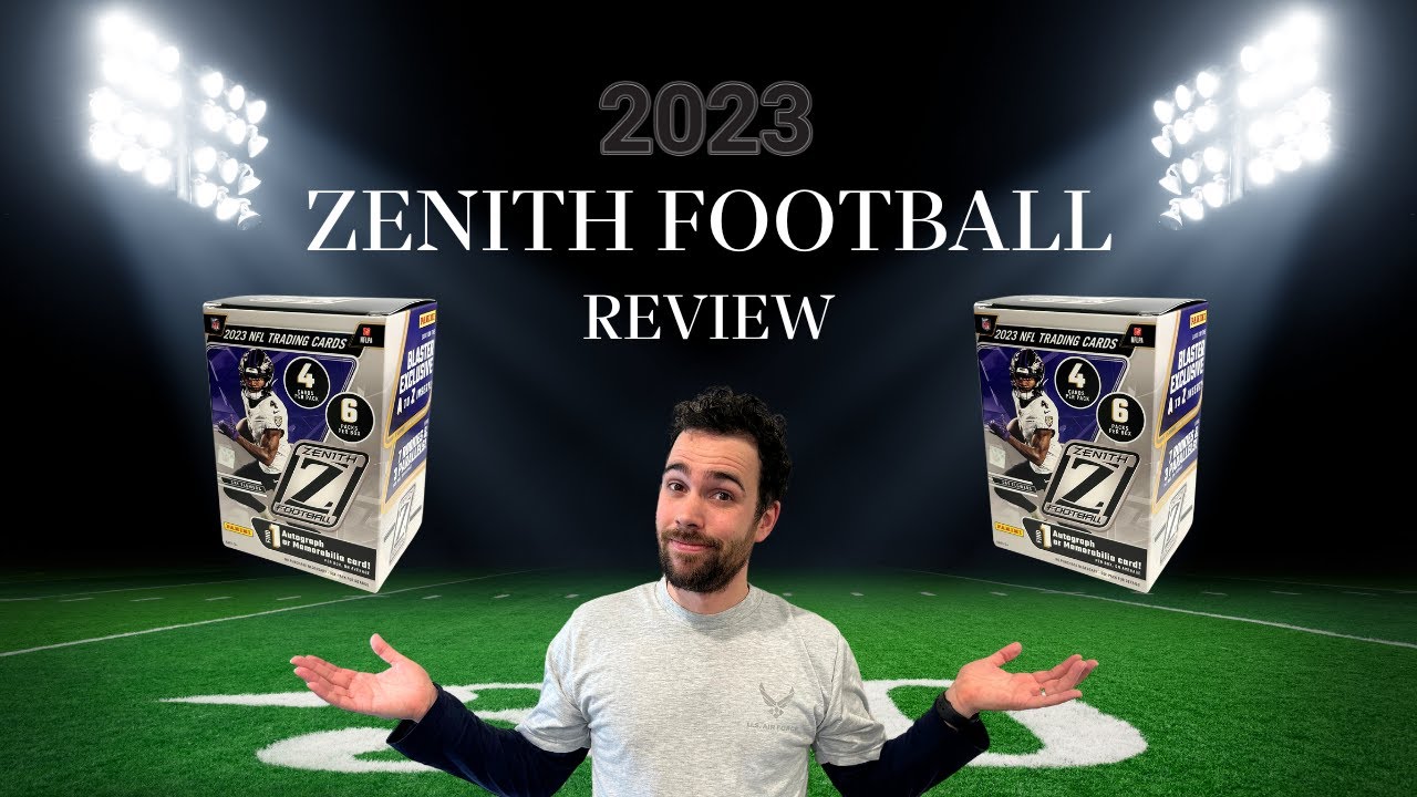 NEW RELEASE! 2023 ZENITH FOOTBALL BLASTER BOX REVIEW! ROOKIE AUTO ...