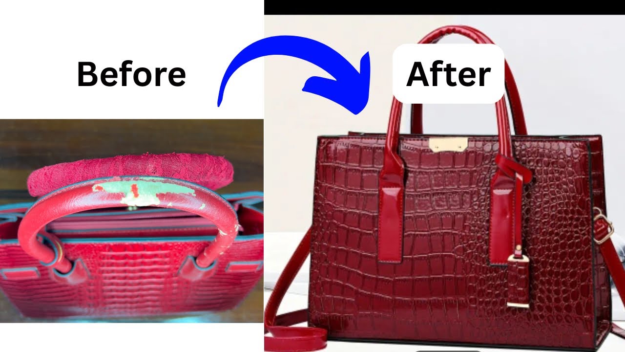 How to Restore a Leather Bag at Home | DIY Peeled Leather Bag ...