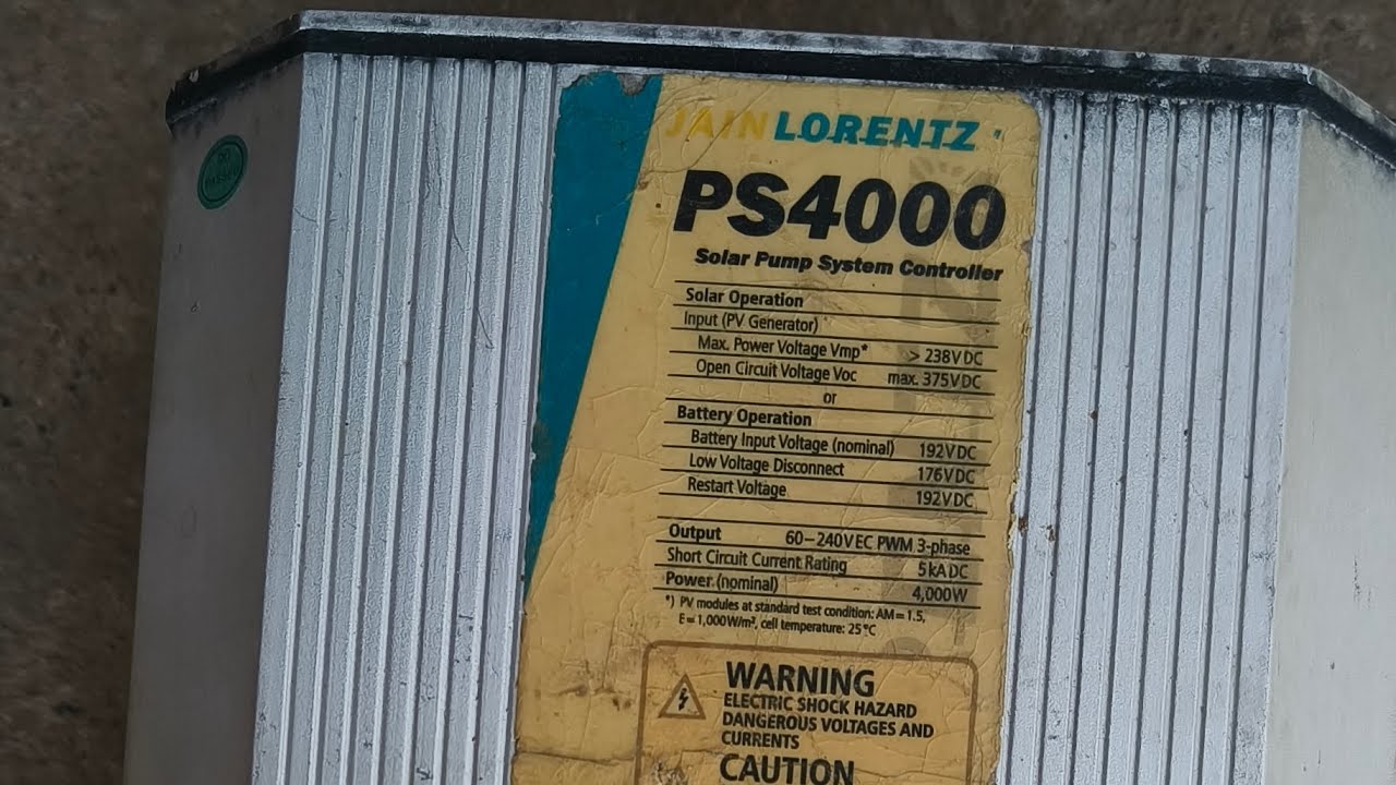LORENTZ PS4000 CONTROIIER all repairing - YouTube
