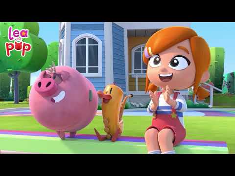 Wheels on the Bus 🚌 Happy Songs and Cartoons for Kids | Lea and Pop's Nursery Rhymes Compilation