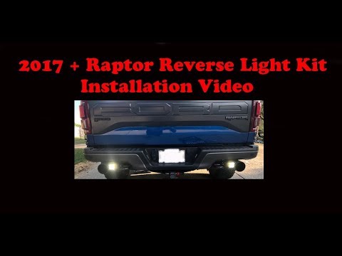 2017-2019 Raptor Rear Light Kit Installation Video Pro 2018 - YouTube