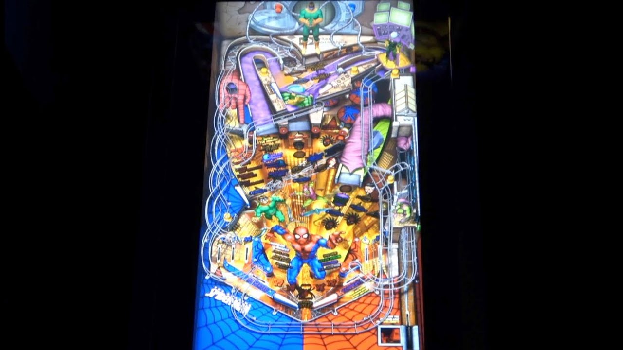 The Amazing Spider-Man Gameplay | Arcade1Up Marvel Pinball - YouTube