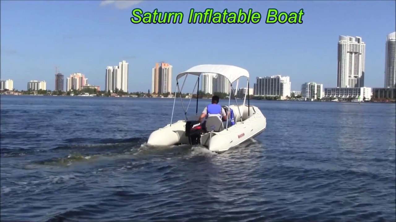 SATURN INFLATABLE BOAT - YouTube