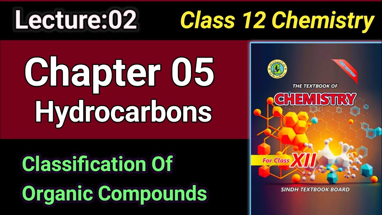 Classification Of Organic Compounds| Ch:05 Hydrocarbons | Class 12 ...