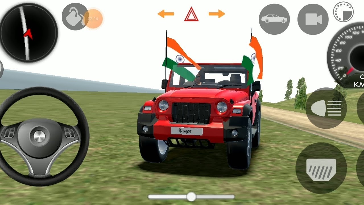 RED THAR DRAIVING 🥵 BADMASI SONG THAR VS THAR RED 🍒 PART = 1 INDINE CAR ...
