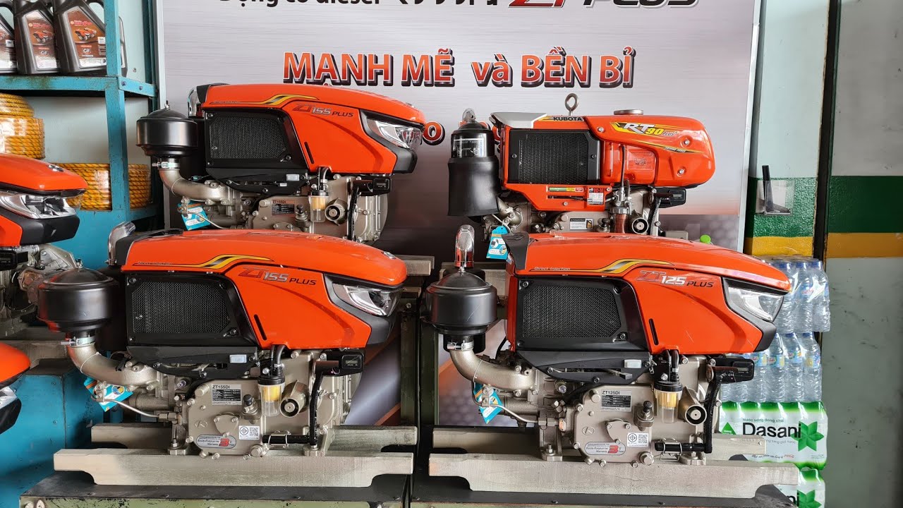 máy dầu Kubota ZT125_ZT140_ZT155 & ZT180 plus made in Thailand - YouTube