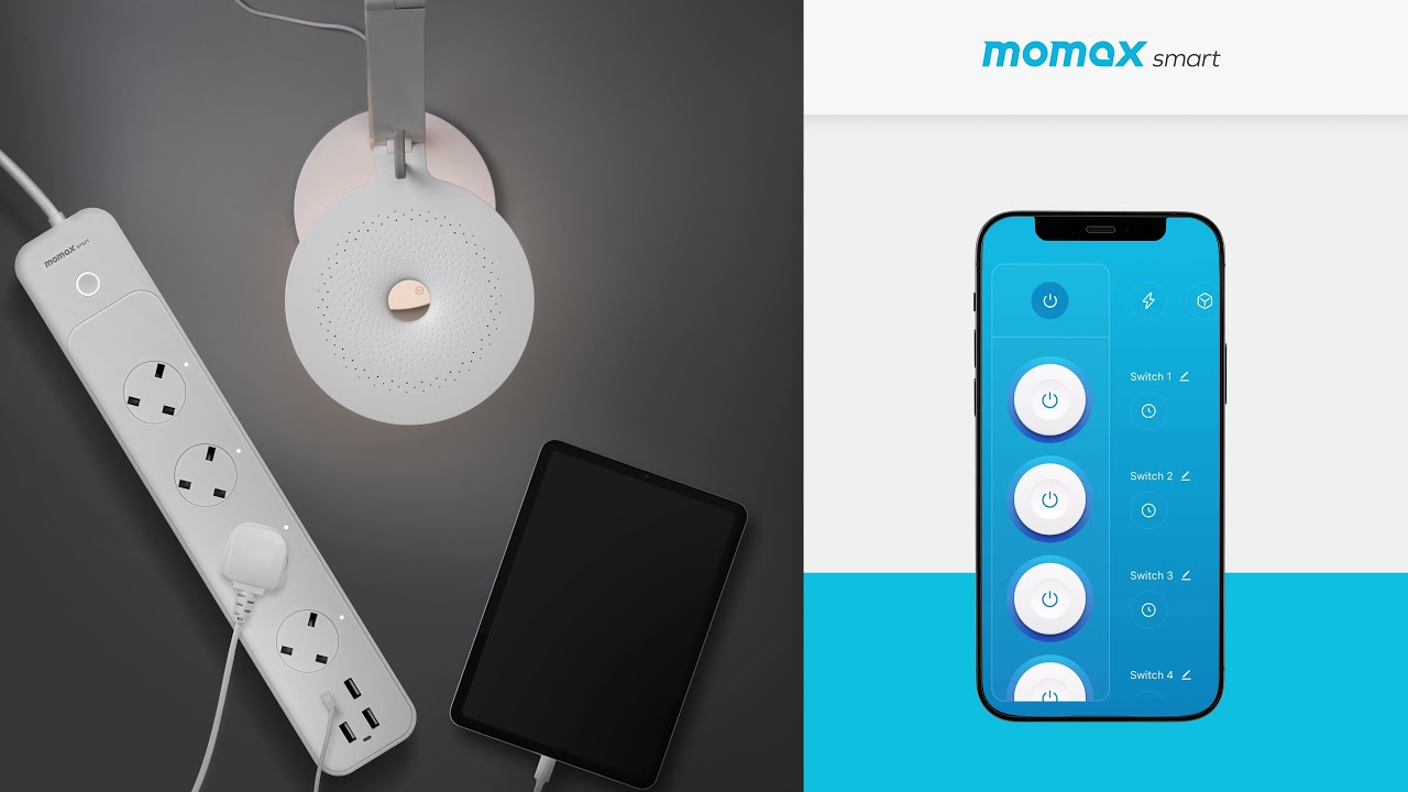 MOMAX - ChargeHub IoT Power Strip (ENG) - YouTube
