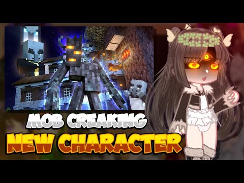Mob girls Minecraft react to Creaking Origin || Cubus Maximus - Gacha ...