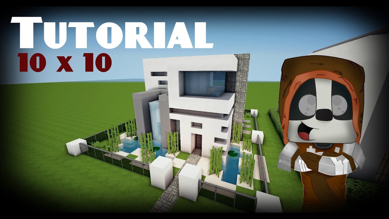 Minecraft: Como hacer una casa moderna (10x10) | #5 - YouTube