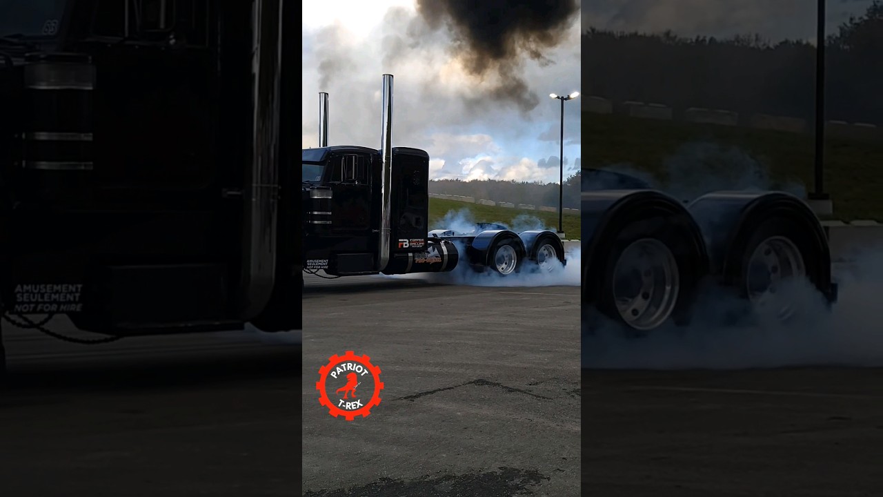 Epic burnout at Kuhnle Unc's Fall Brawl '23 #fyp #racing #truck # ...